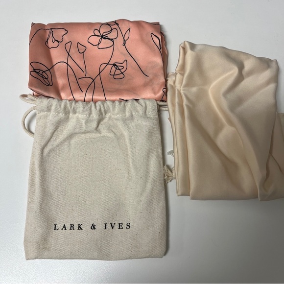 lark and ives | Accessories | Lark And Ives Hair Scarf Set Pink And ...